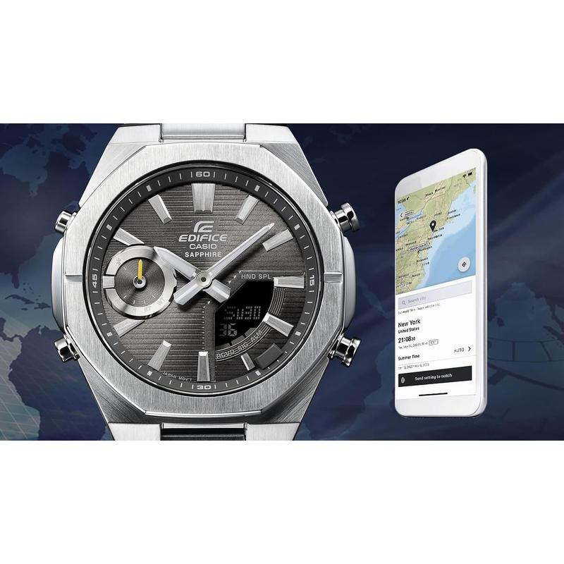 CASIO EDIFICE SMARTPHONE LINK MODEL - ECB-S10D-2ADF – The Watch Boutique