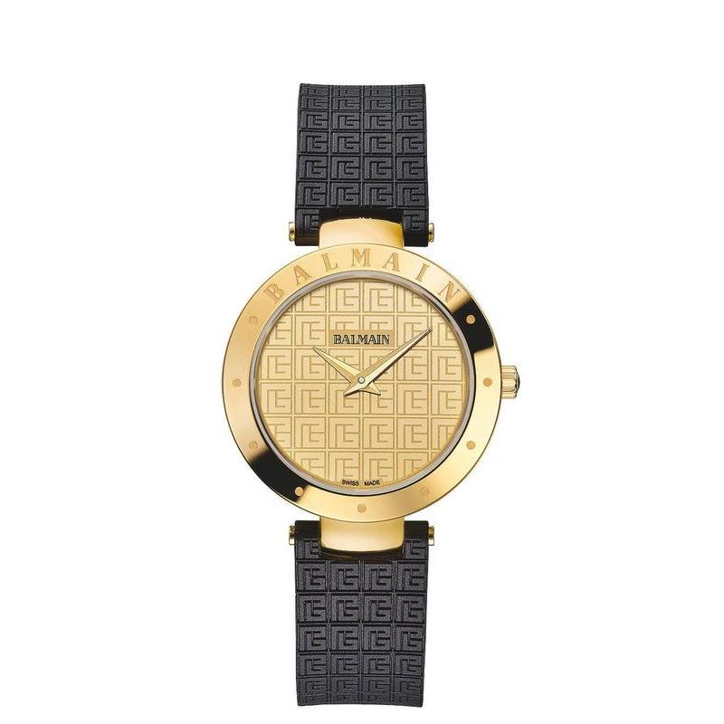 Balmain Balmainia Bijou Gold, Rubber Watch B42503227 – The Watch Boutique