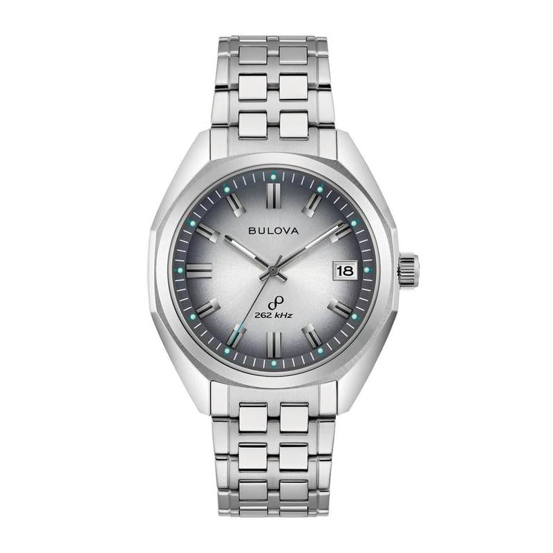 Bulova Jet Star Silver Stainless Steel Quartz Men's Watch – The Watch ...
