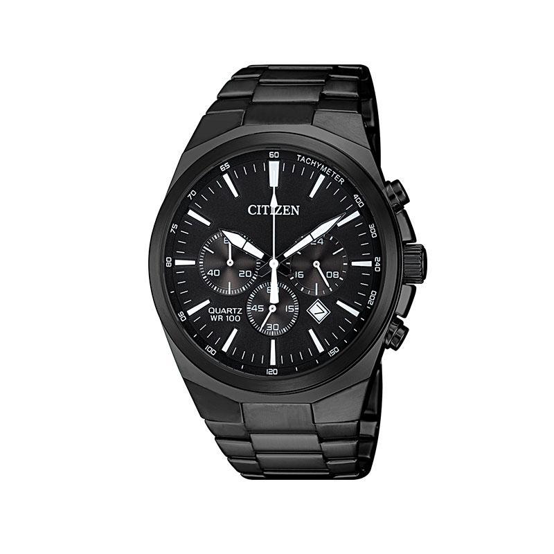 Citizen Gents Quartz Watch Black Ion plating – The Watch Boutique