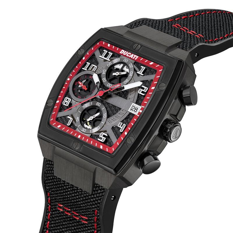 Ducati Black Dial Chronograph Men's Watch – The Watch Boutique