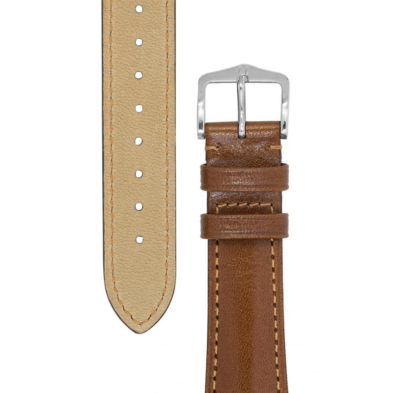 Hirsch SIENA Tuscan Leather Watch Strap in GOLD BROWN – The Watch Boutique