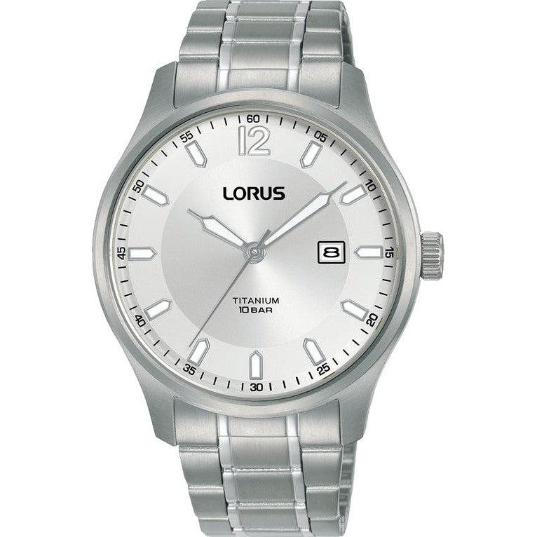 Lorus Gents Silver 3-Hands Titanium Watch – The Watch Boutique