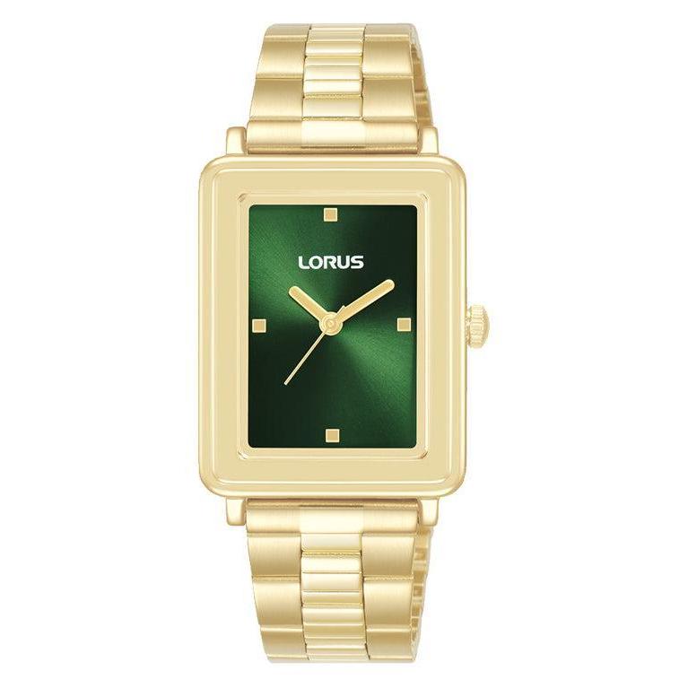 Lorus Ladies Rectangle Green Dial Watch – The Watch Boutique