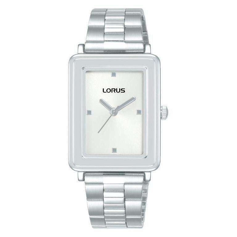 Lorus Ladies Rectangle Silver Dial Watch – The Watch Boutique