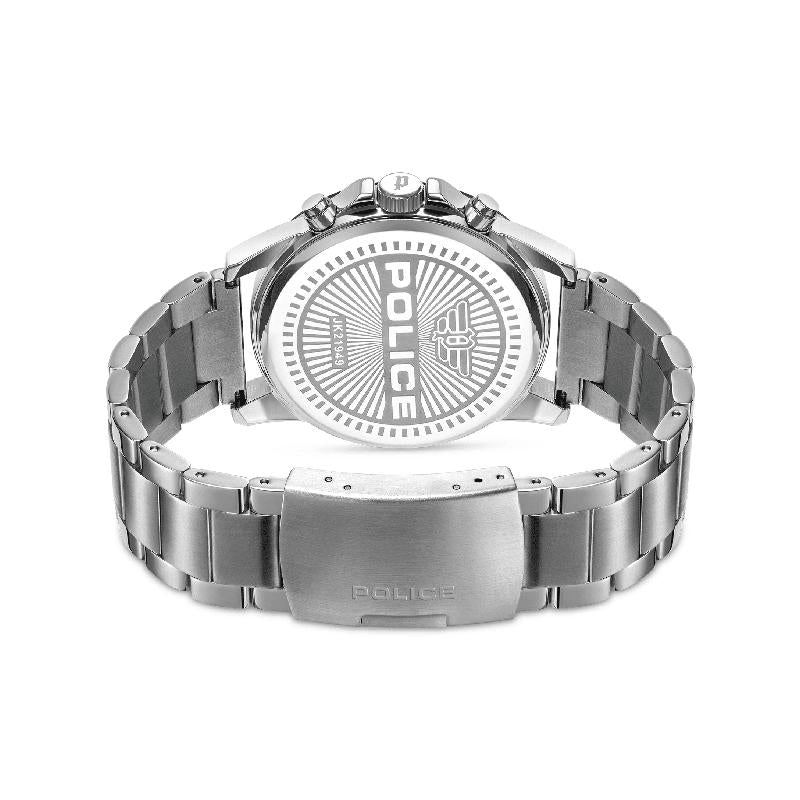 Police Men's Vertigo Stainless Steel Multifunction Skeleton Dial Watch ...