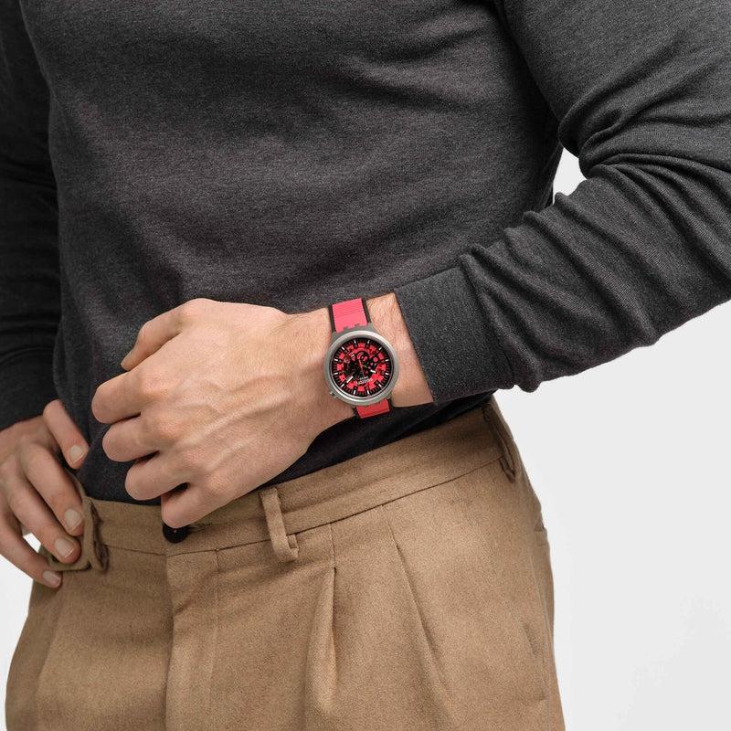 Swatch BIG BOLD IRONY RED JUICY Watch SB07S110 – The Watch Boutique