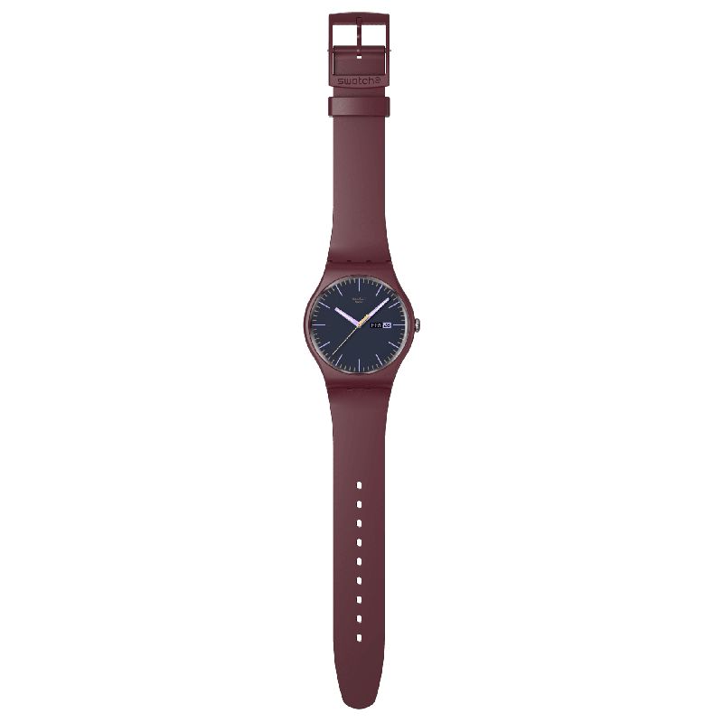 Swatch BURGUNDY BERRY Watch SO29R707 – The Watch Boutique