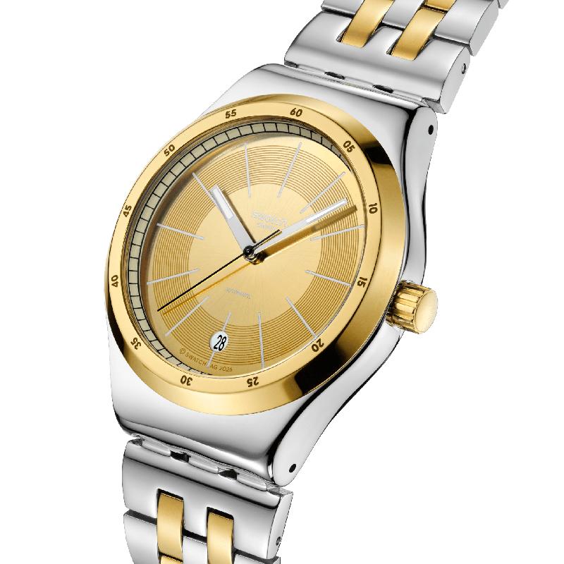 Swatch GOLDCLOAK MECHANISM Watch YIS437G – The Watch Boutique