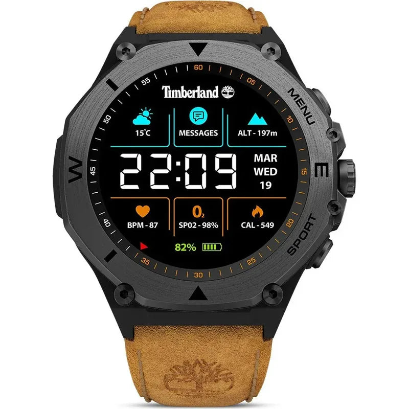 Timberland Trailforce S2 Stainless-Steel Leather Watch – The Watch Boutique