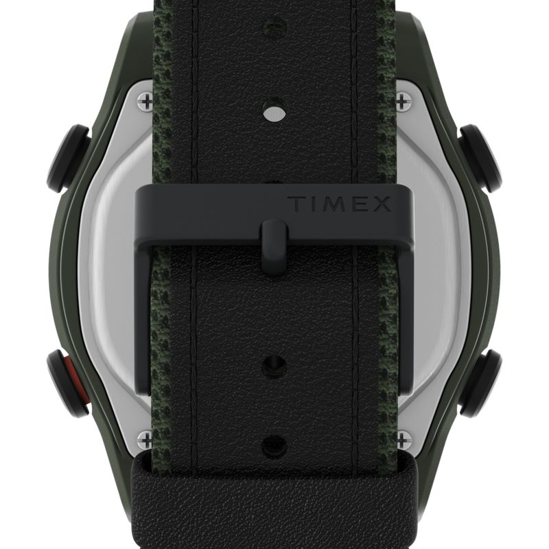 Timex Expedition Trailblazer+ 43mm Green-Black Material Strap Watch ...