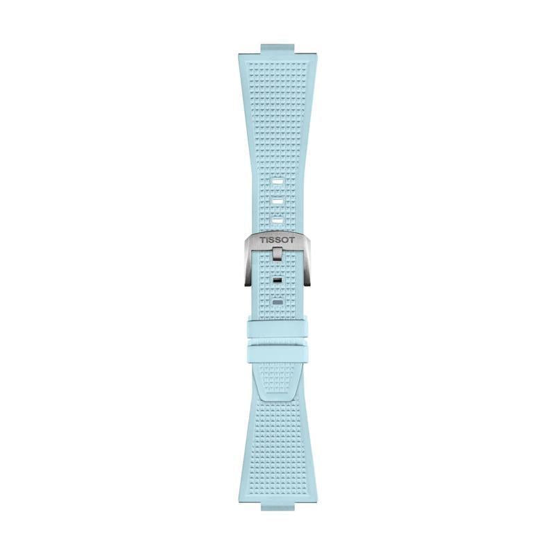 Tissot Official PRX Light Blue Rubber Strap – The Watch Boutique
